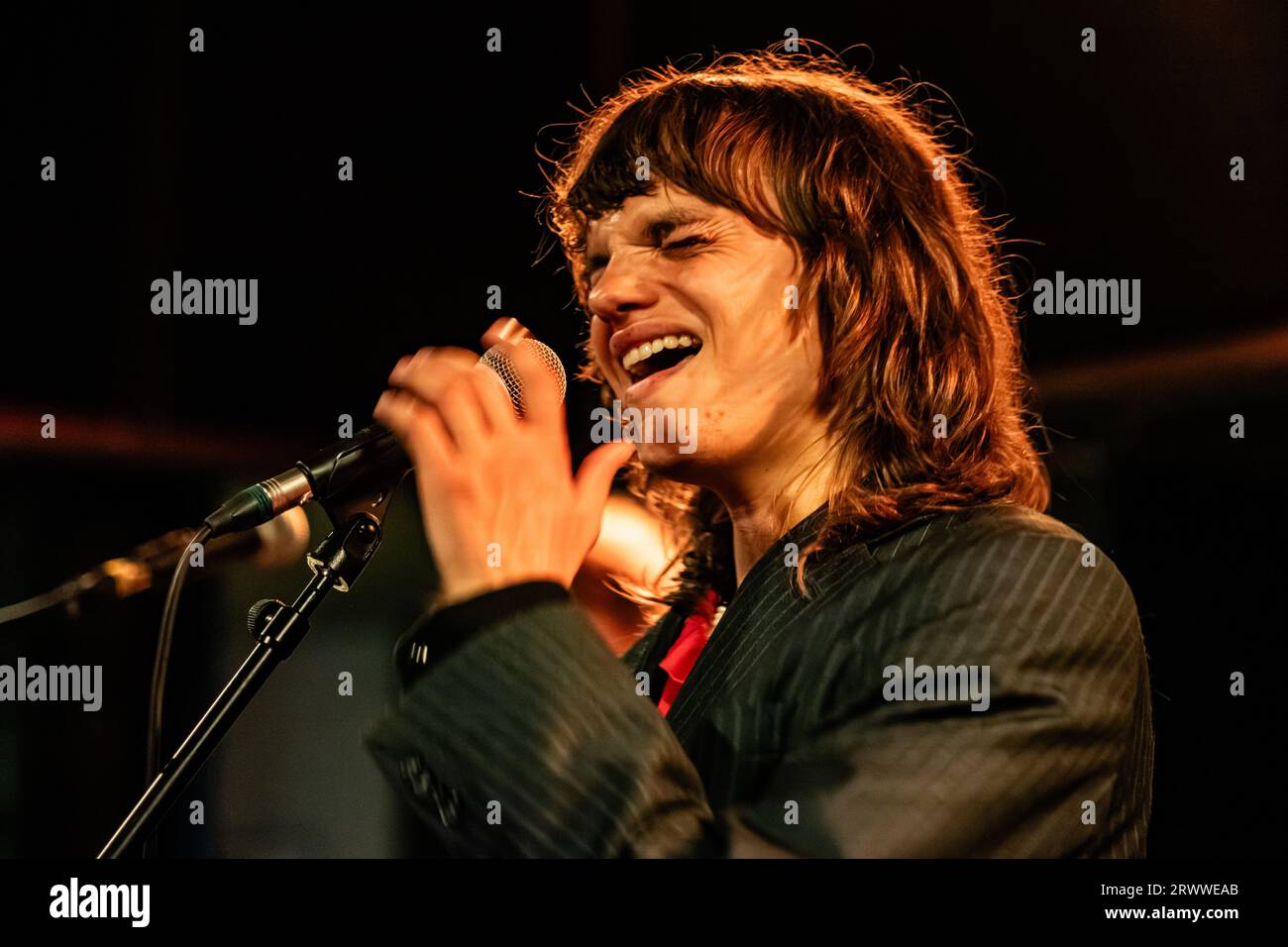Copenhagen, Denmark. 20th Sep, 2023. The Swedish singer Tex performs a ...