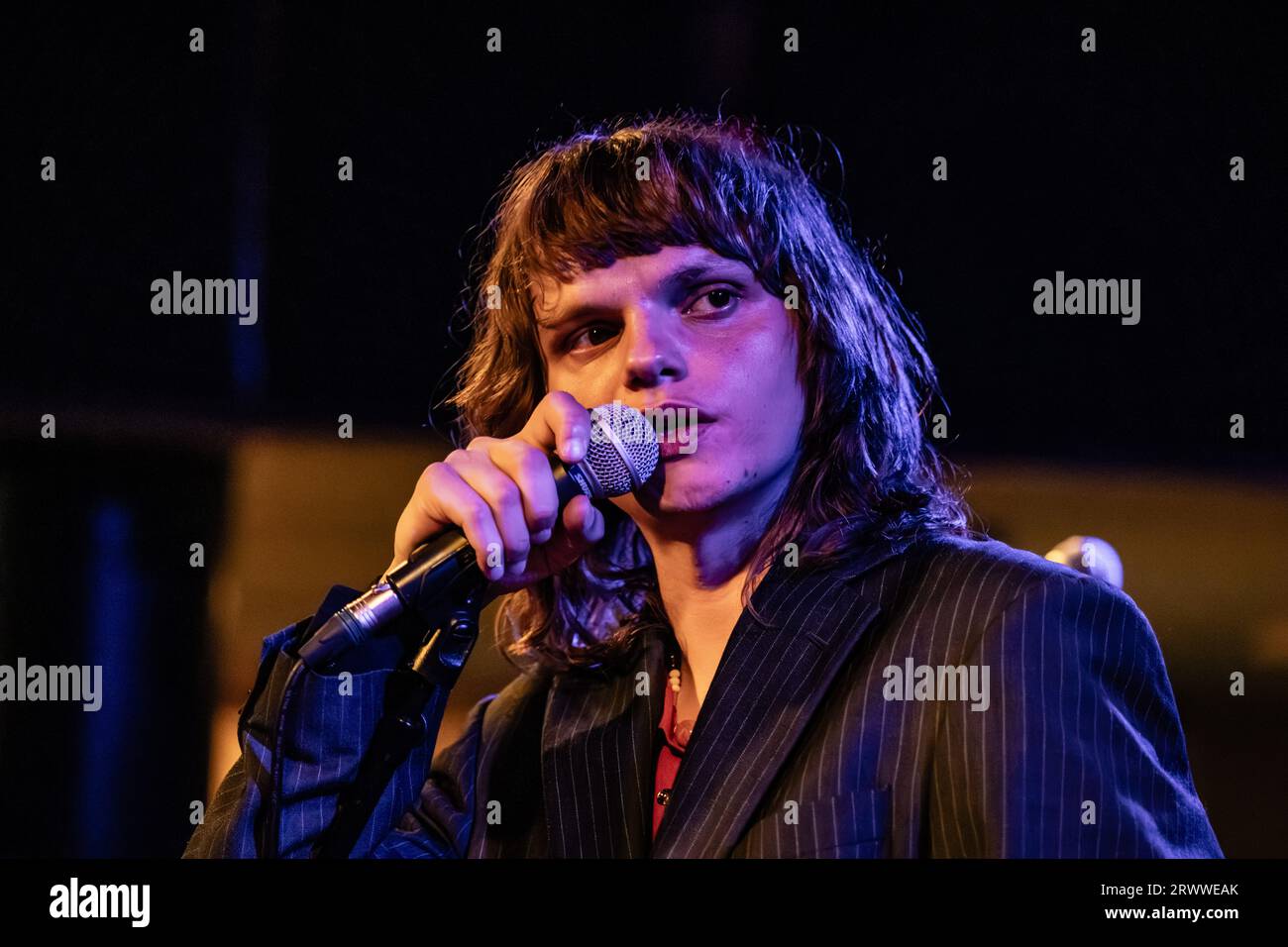 Copenhagen, Denmark. 20th Sep, 2023. The Swedish singer Tex performs a ...