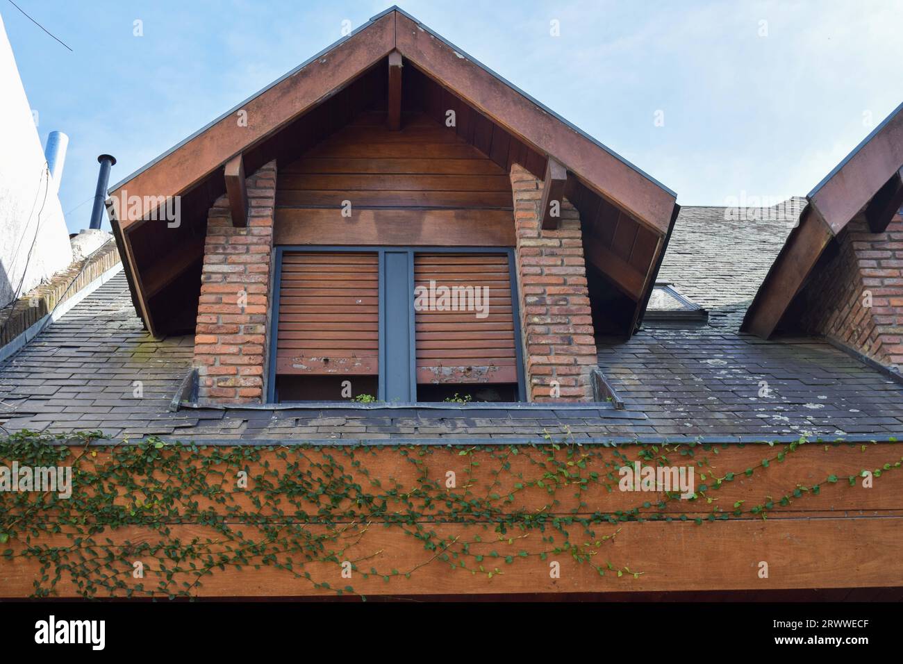 first floor window of a house Stock Photo - Alamy