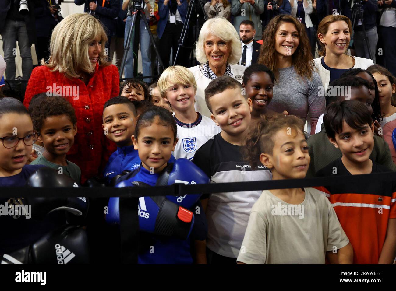 Brigitte macron young hi-res stock photography and images - Alamy