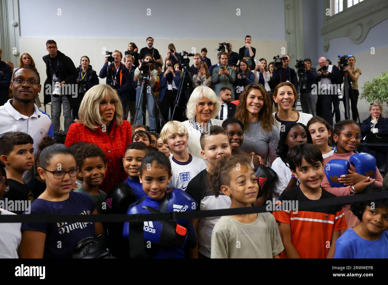 Brigitte macron young hi-res stock photography and images - Alamy