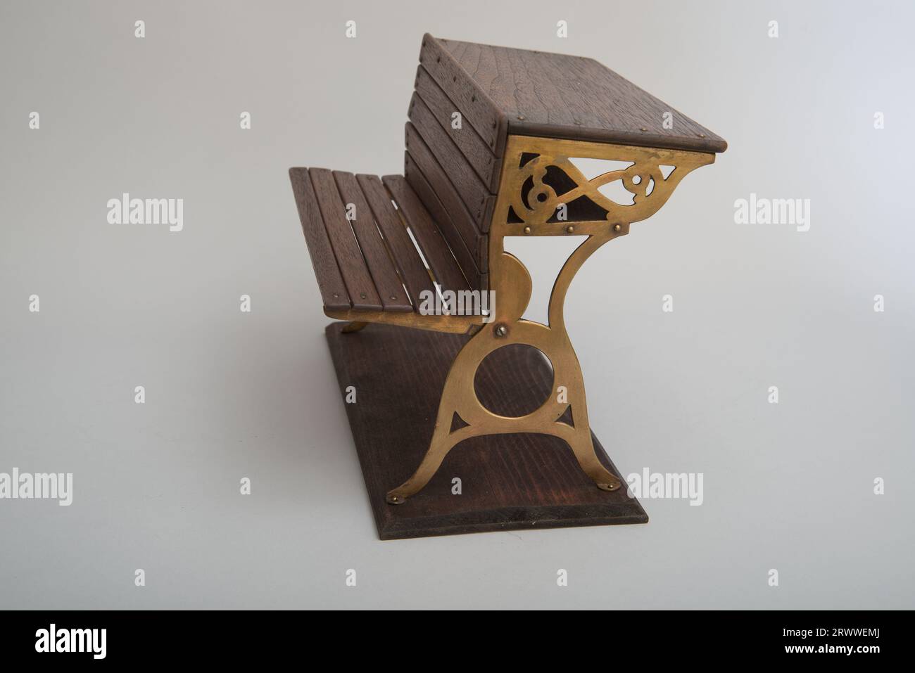 Patent model. Improvement in joints for school desks, Gregg, 1871 ...