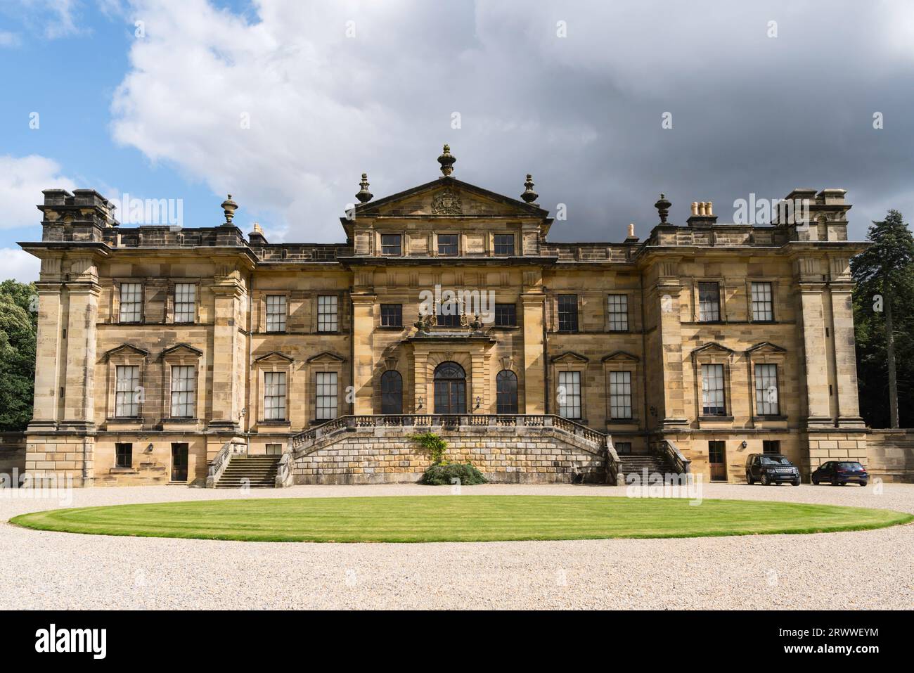 The listed Duncombe Park house, Helmsley, North Yorkshire, England, UK ...