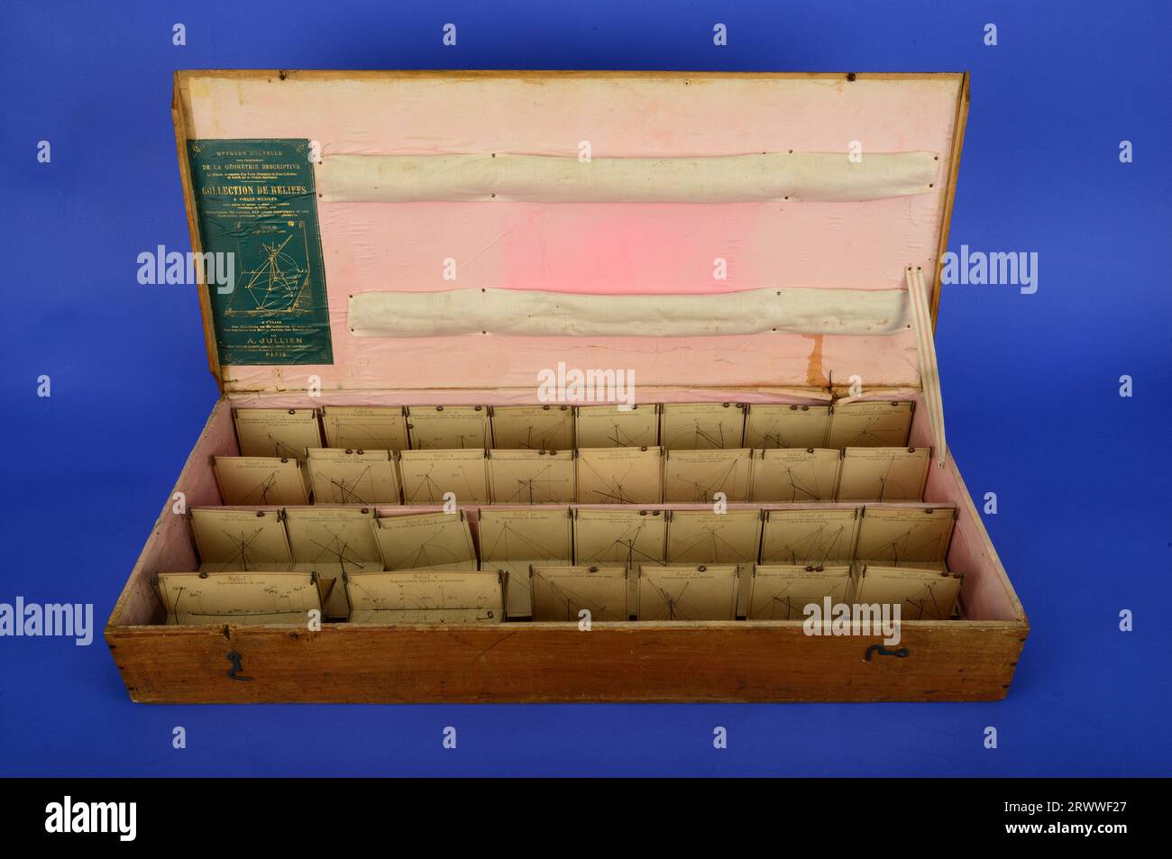 Geometric models, set by A. Jullien. 1986.0885.01 Stock Photo - Alamy
