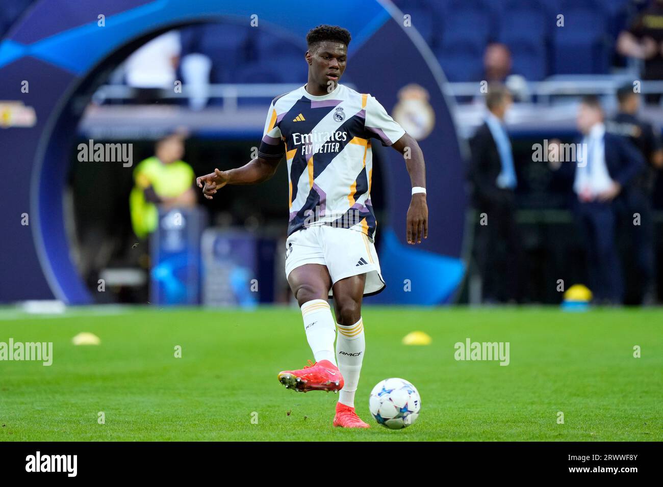 Madrid, Spain. 20th Sep, 2023. Aurelien Tchouameni of Real Madrid CF ...