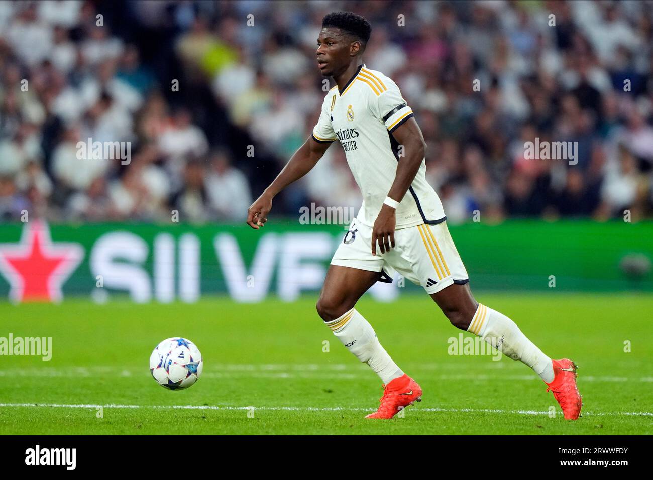 Madrid, Spain. 20th Sep, 2023. Aurelien Tchouameni of Real Madrid CF ...