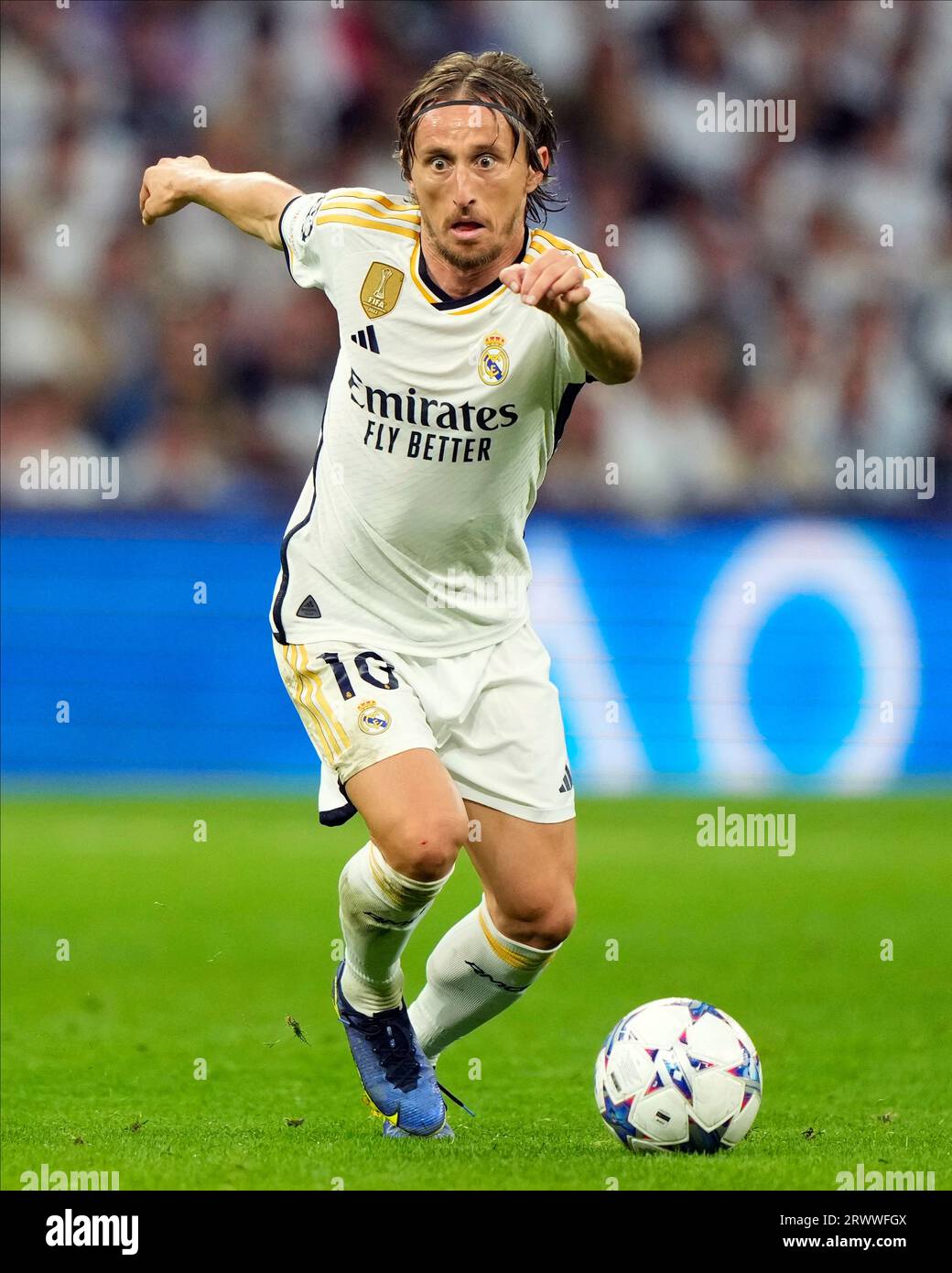 Madrid, Spain. 20th Sep, 2023. Luka Modric of Real Madrid CF during the ...