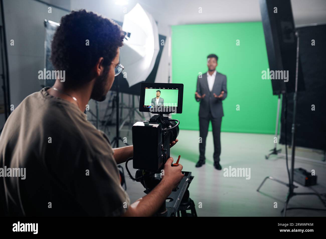 Backstage program footage in modern hi-res stock photography and images ...