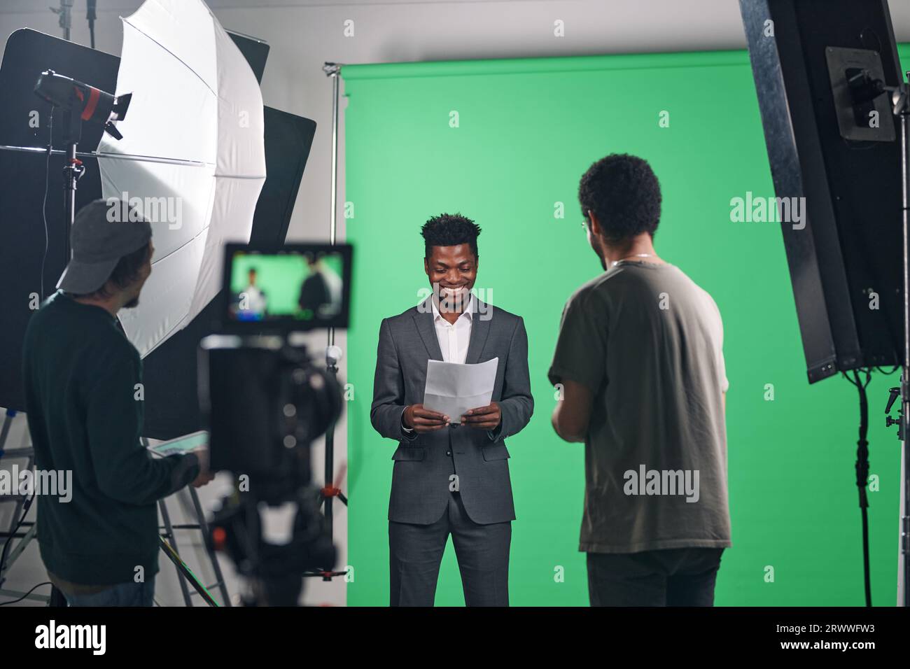 Backstage program footage in modern hi-res stock photography and images ...