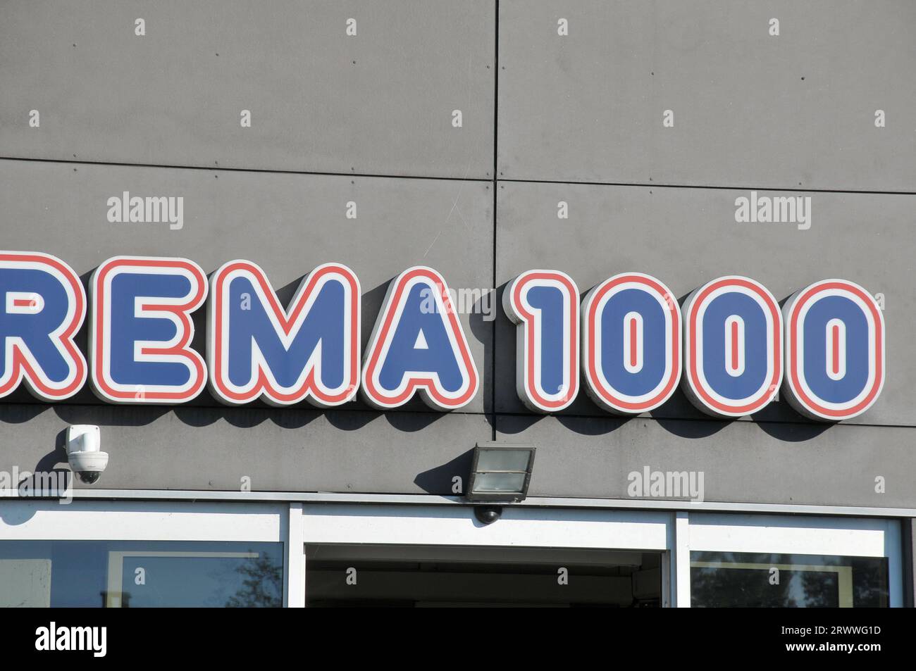 Copenhagen/Denmark/21 September 2023/.Rema 1000 grocery store in danish ...