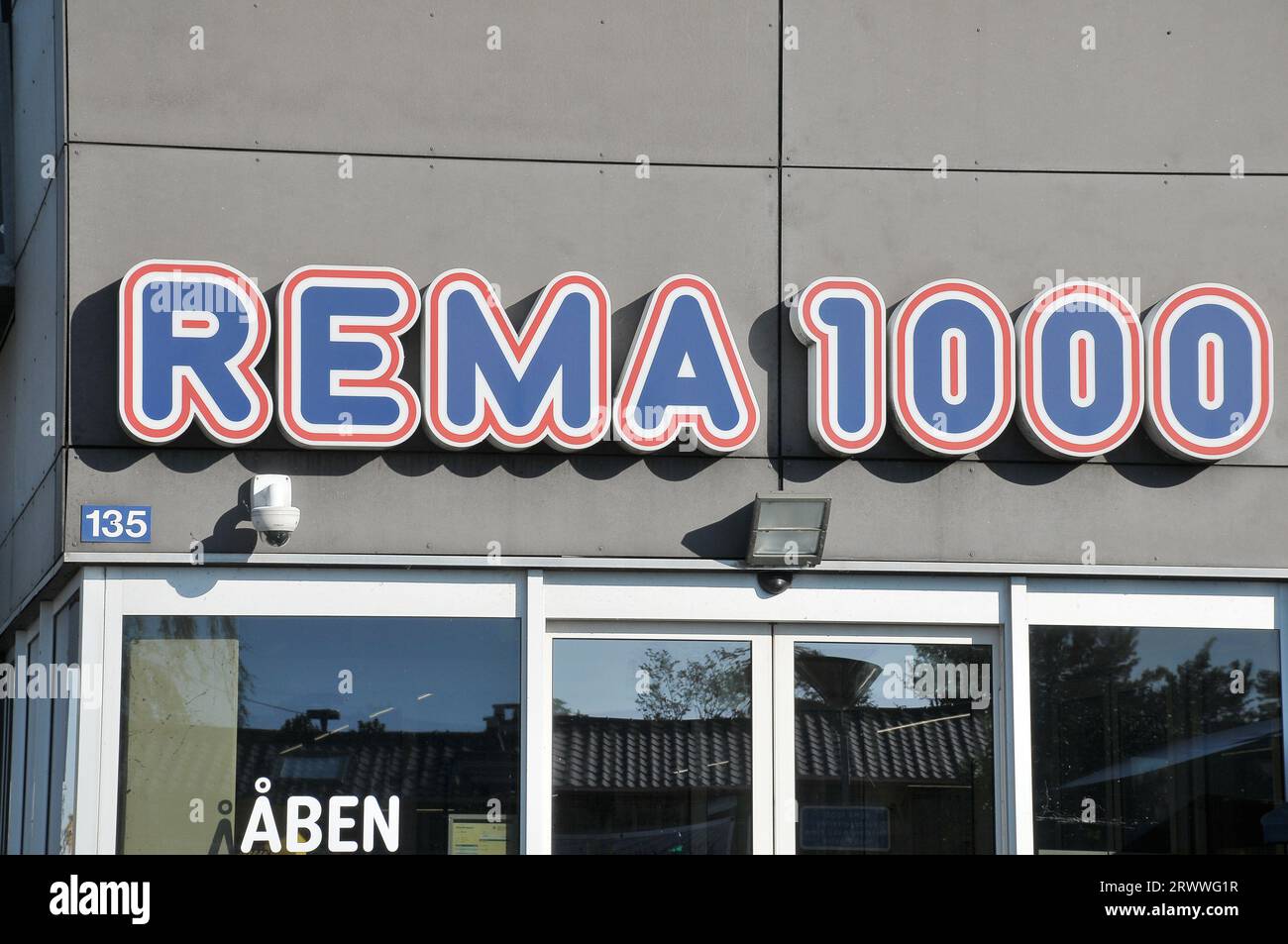 Copenhagen/Denmark/21 September 2023/.Rema 1000 grocery store in danish ...
