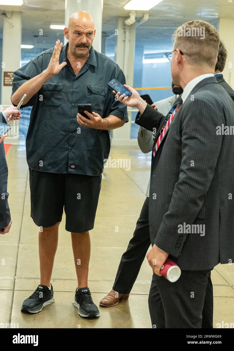 United States Senator John Fetterman (Democrat of Pennsylvania), who is ...