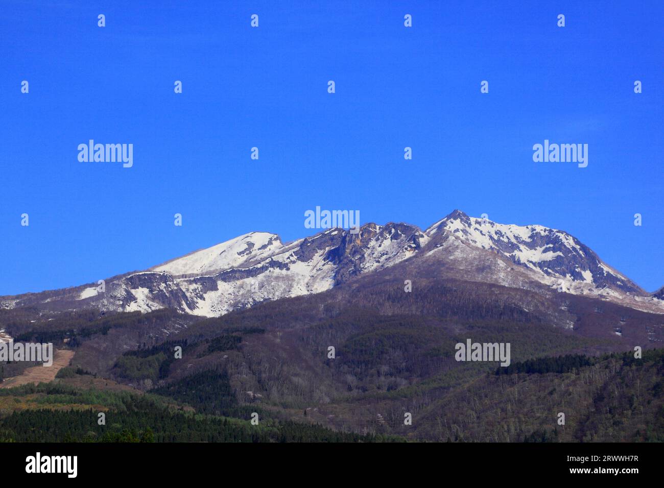 Mt. Myoko seen from Suginosawa, Myoko Plateau Stock Photo - Alamy