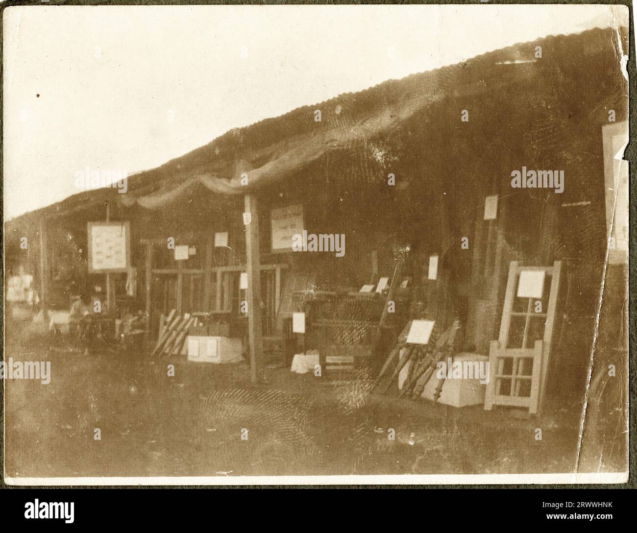 Landscape picture of a newly built earth road with recently constructed ...