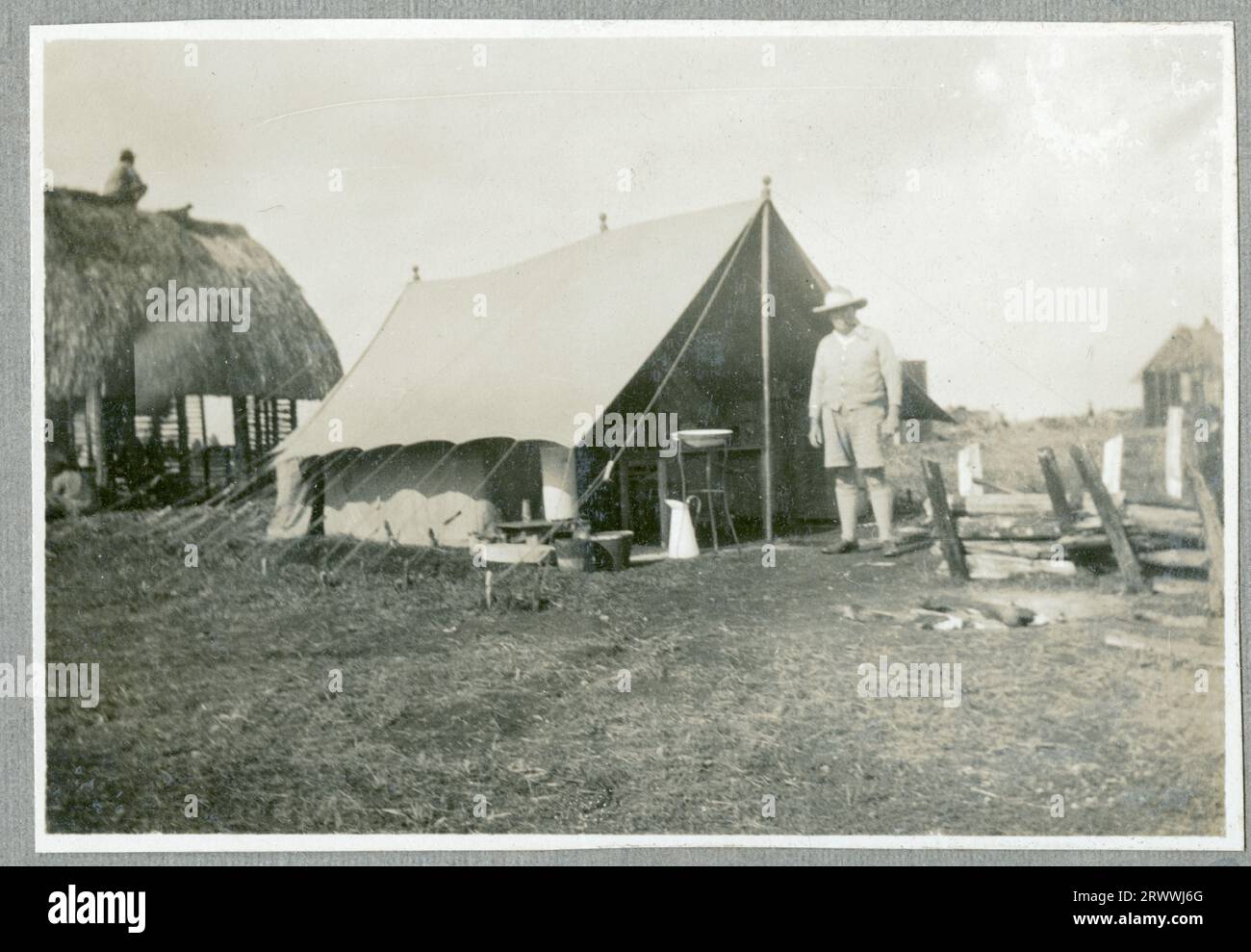 One of a series of seven 'work-in-progress' photos of the construction ...