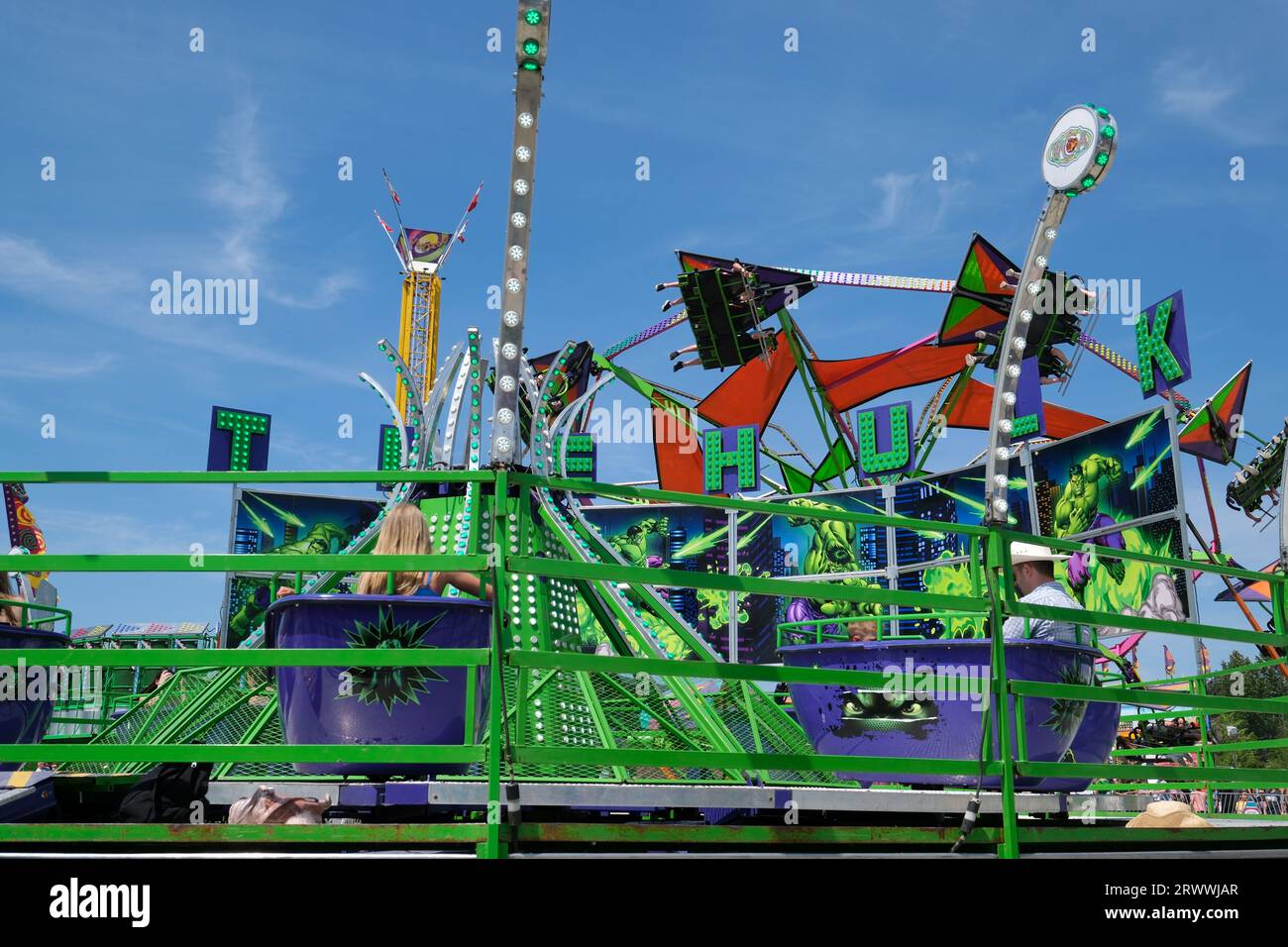 Canada amusement park ride teen hi-res stock photography and images - Alamy