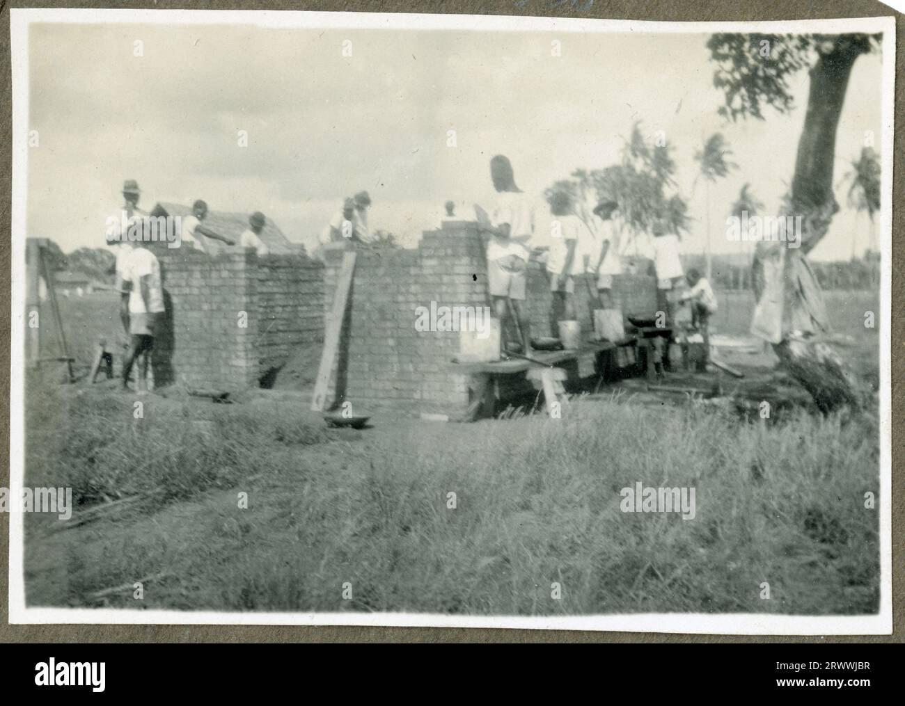 One of a series of 5 photos taken in Thika. This image shows May Bungey ...