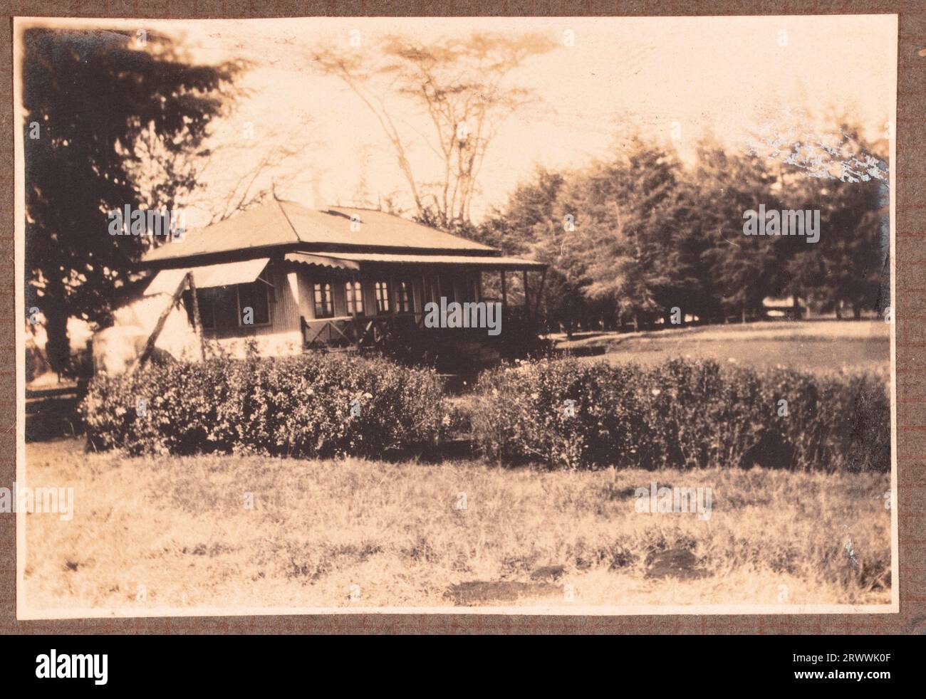 One of a series of images showing building work carried out by pupils ...