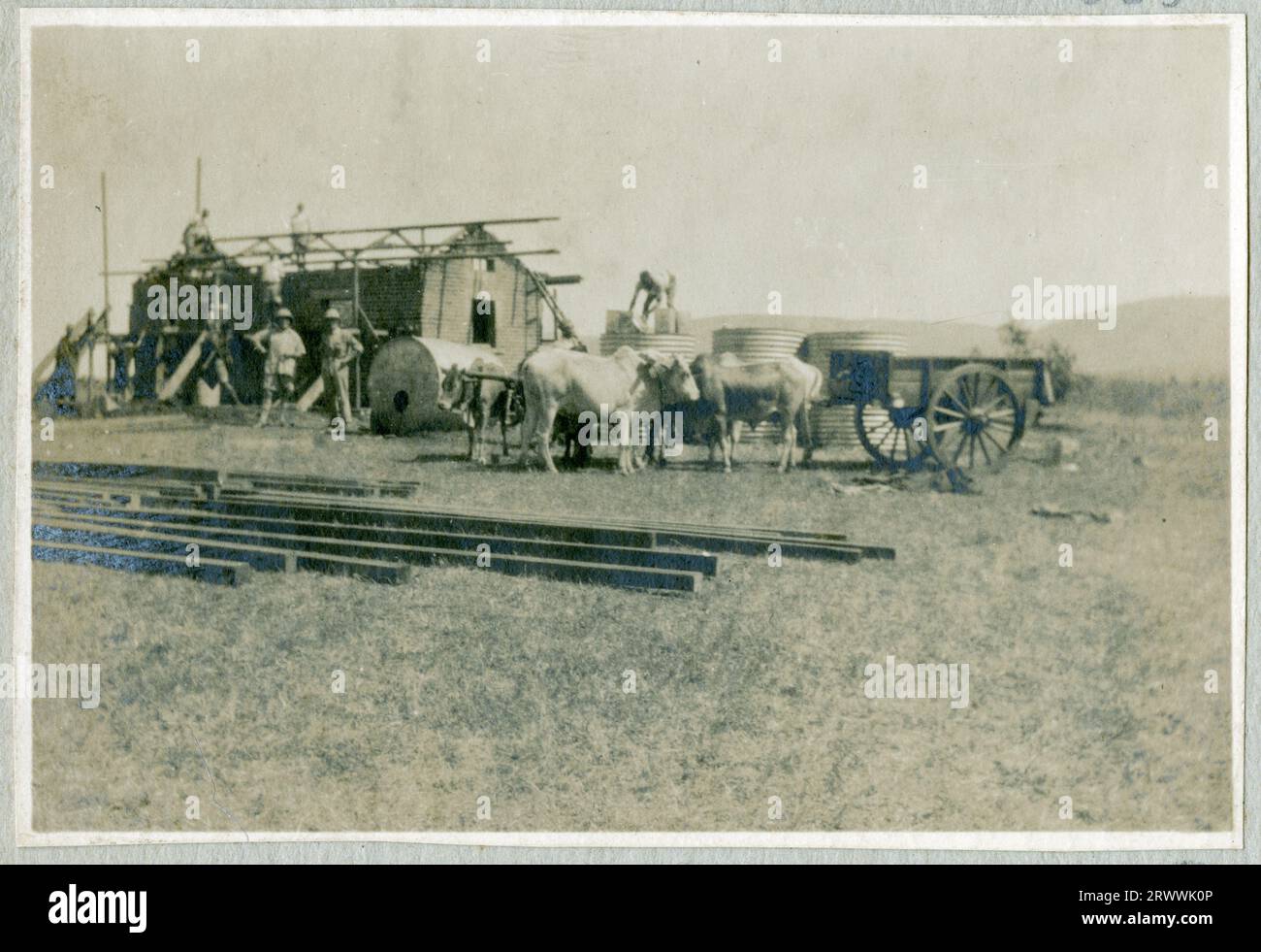 Mombasa street scene featuring the imposing Mackinnon Market on Digo ...