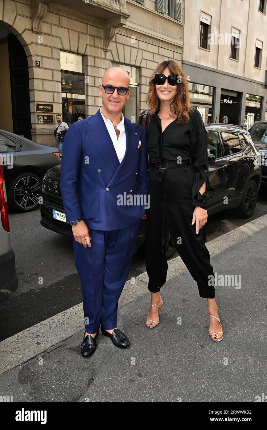 Milan, Italy. 21st Sep, 2023. Milan, Celebrity sighting during Milan ...