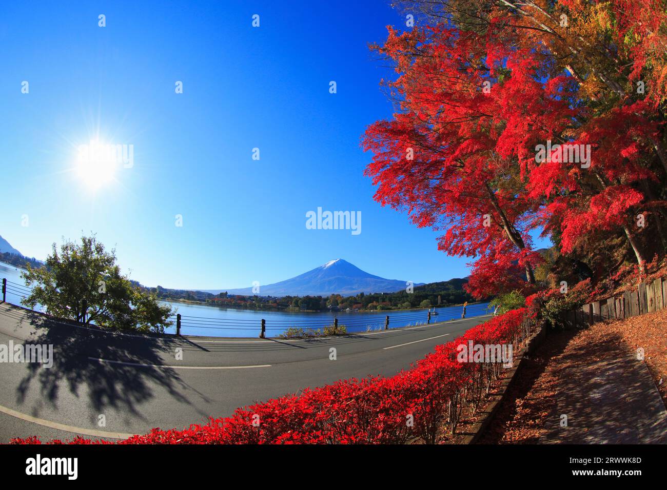 Fuji sun on autumn hi-res stock photography and images - Alamy