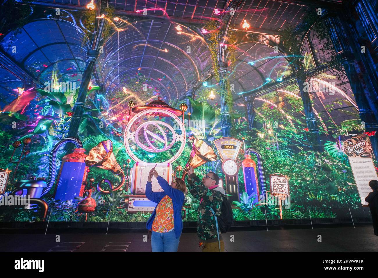 London UK. 21 September 2023 .The Butterfly Trail,is an immersive ...