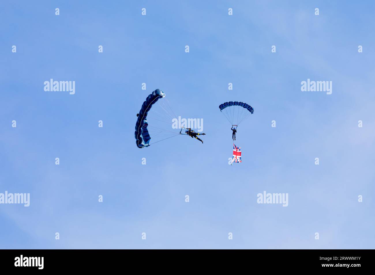 The Tigers parachute display team Stock Photo - Alamy