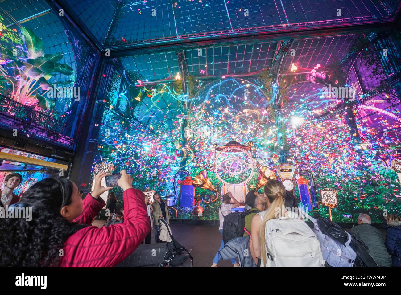 London UK. 21 September 2023 .The Butterfly Trail,is an immersive ...