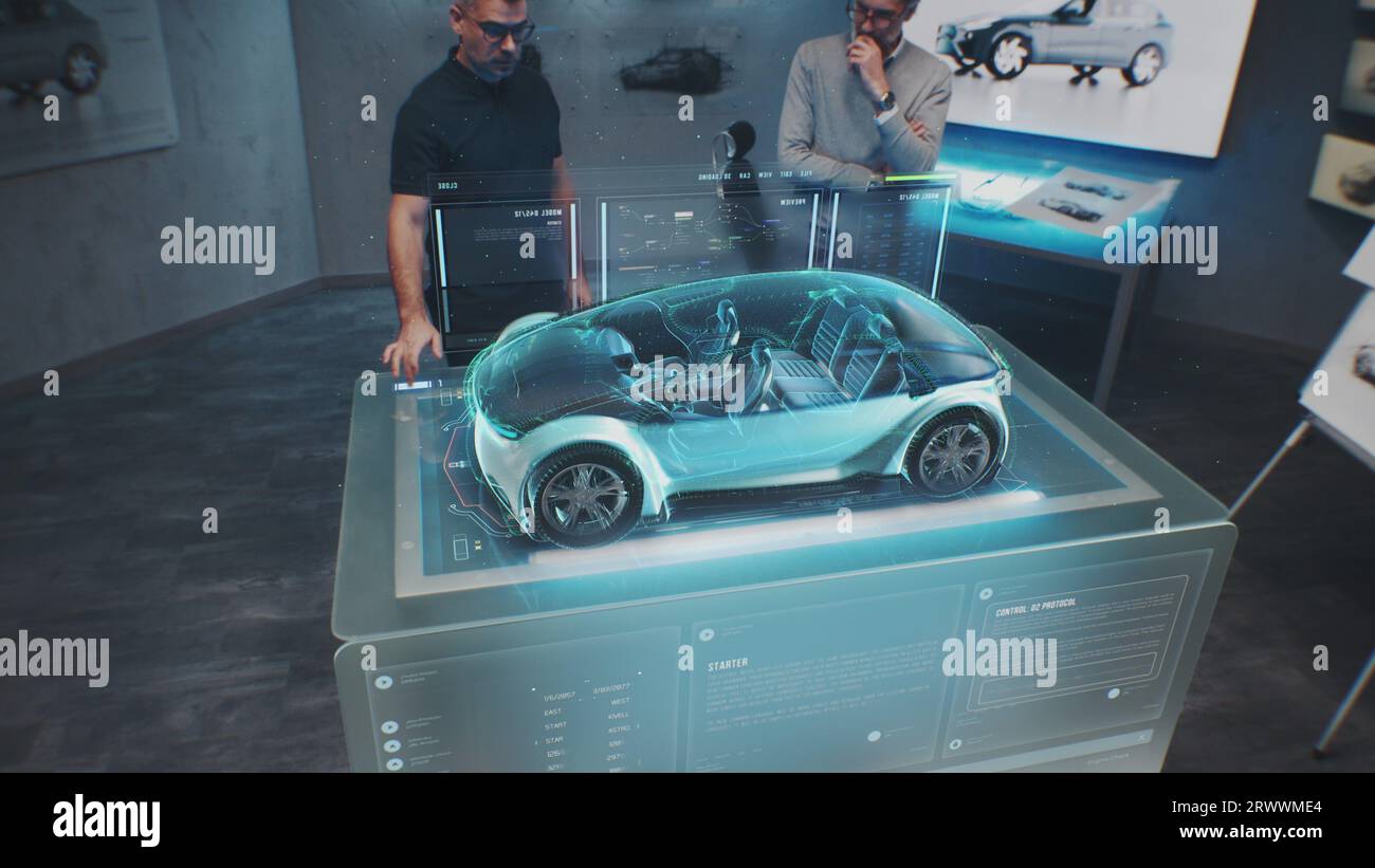 Two automotive engineers develop body of new eco-friendly electric car ...