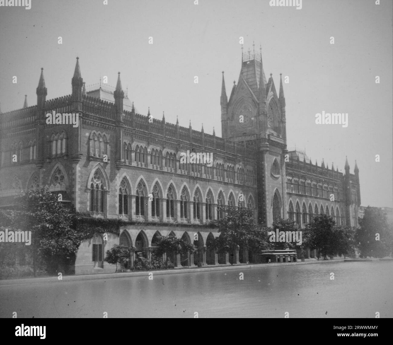 Gothic style building town Black and White Stock Photos & Images - Alamy