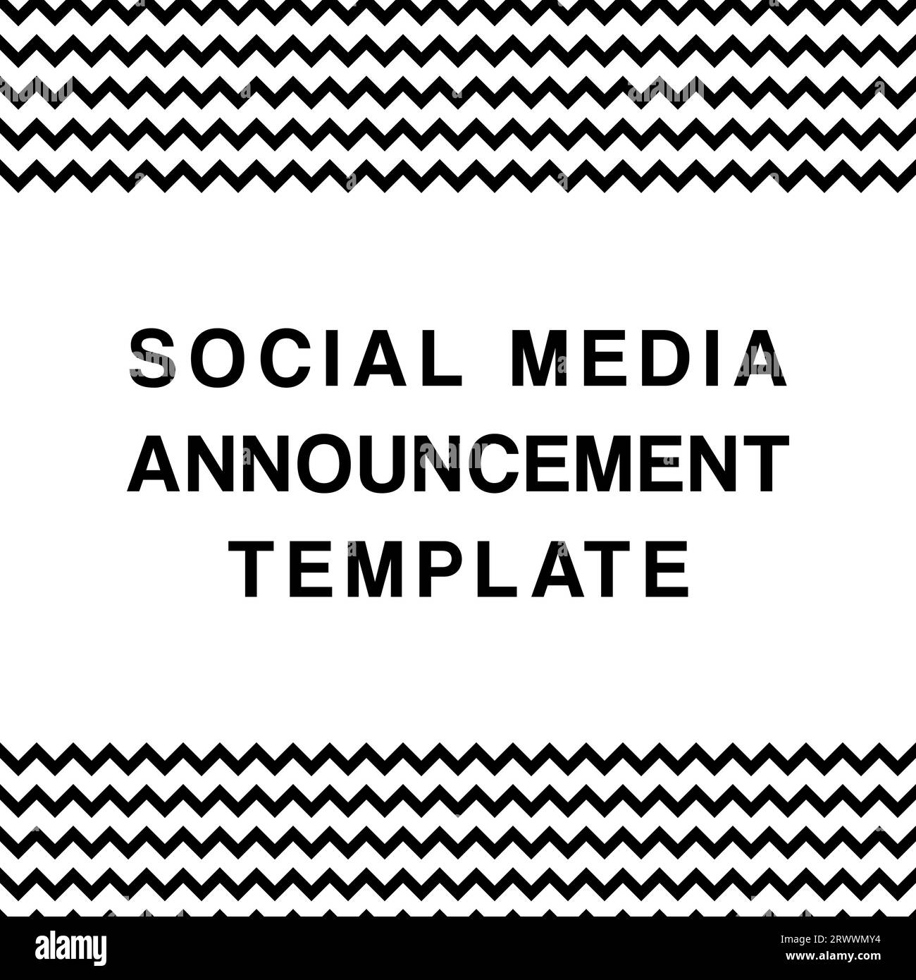 Square banner black white template. Social media editable content ...