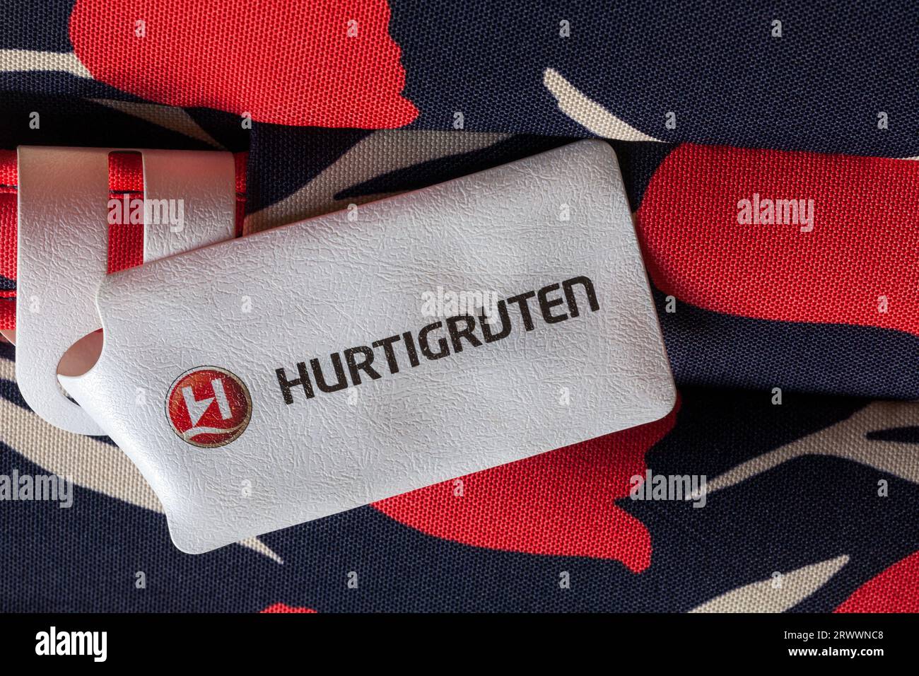 Hurtigruten luggage label hi-res stock photography and images - Alamy