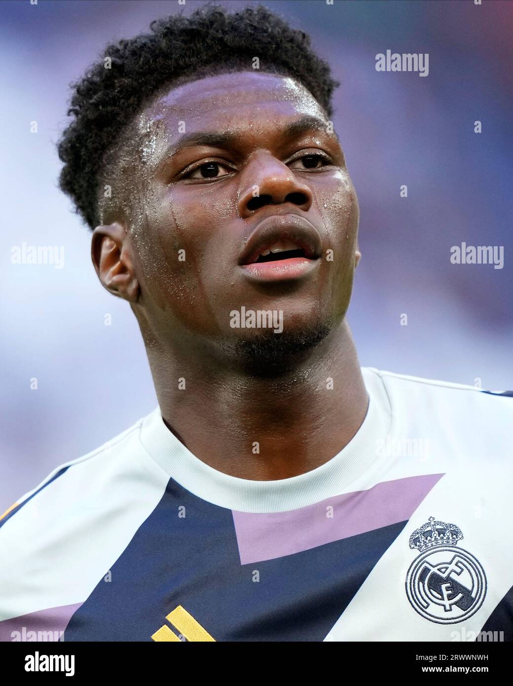 Madrid, Spain. 20th Sep, 2023. Aurelien Tchouameni of Real Madrid CF ...
