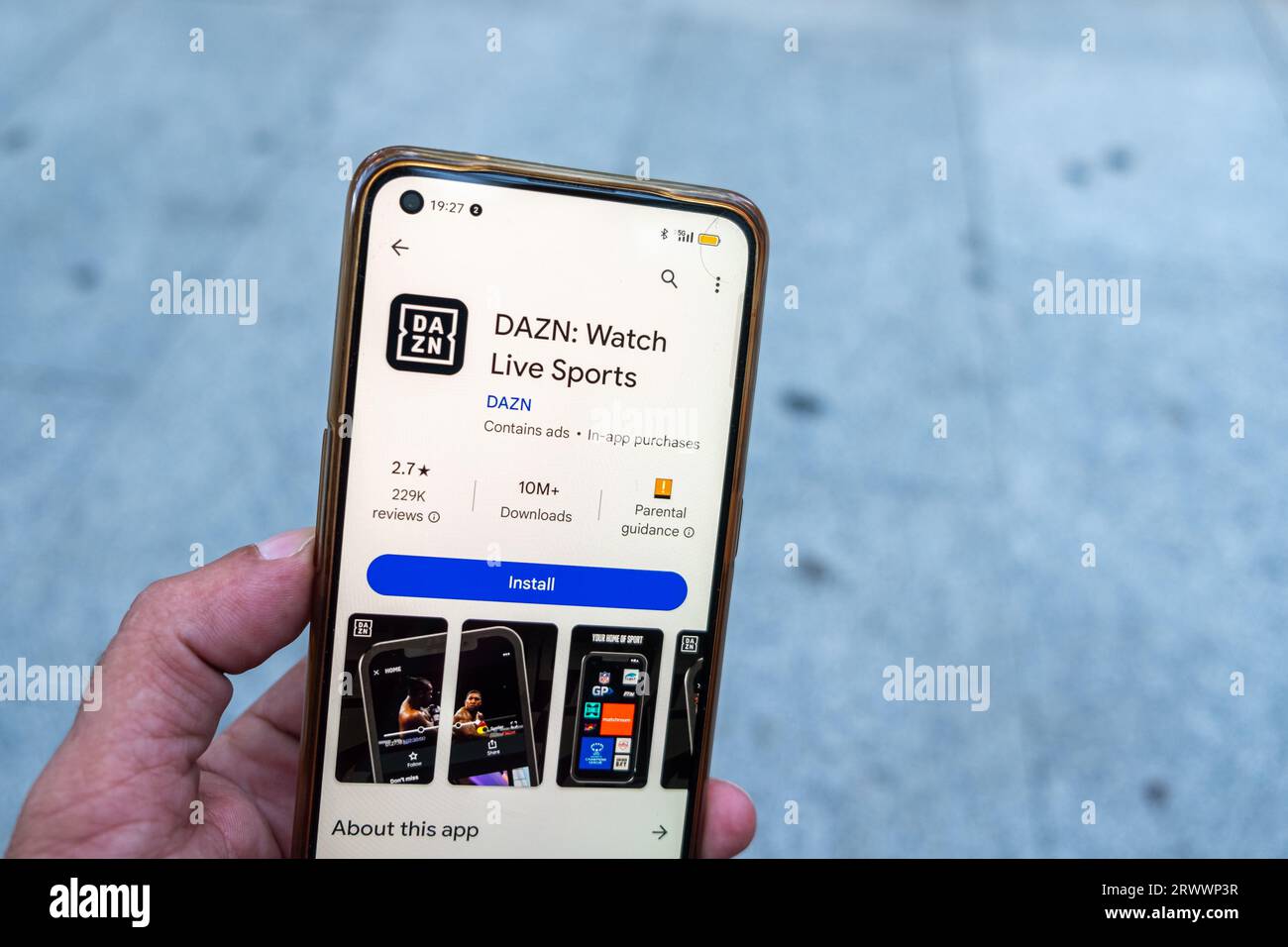 Application dazn hi-res stock photography and images - Alamy