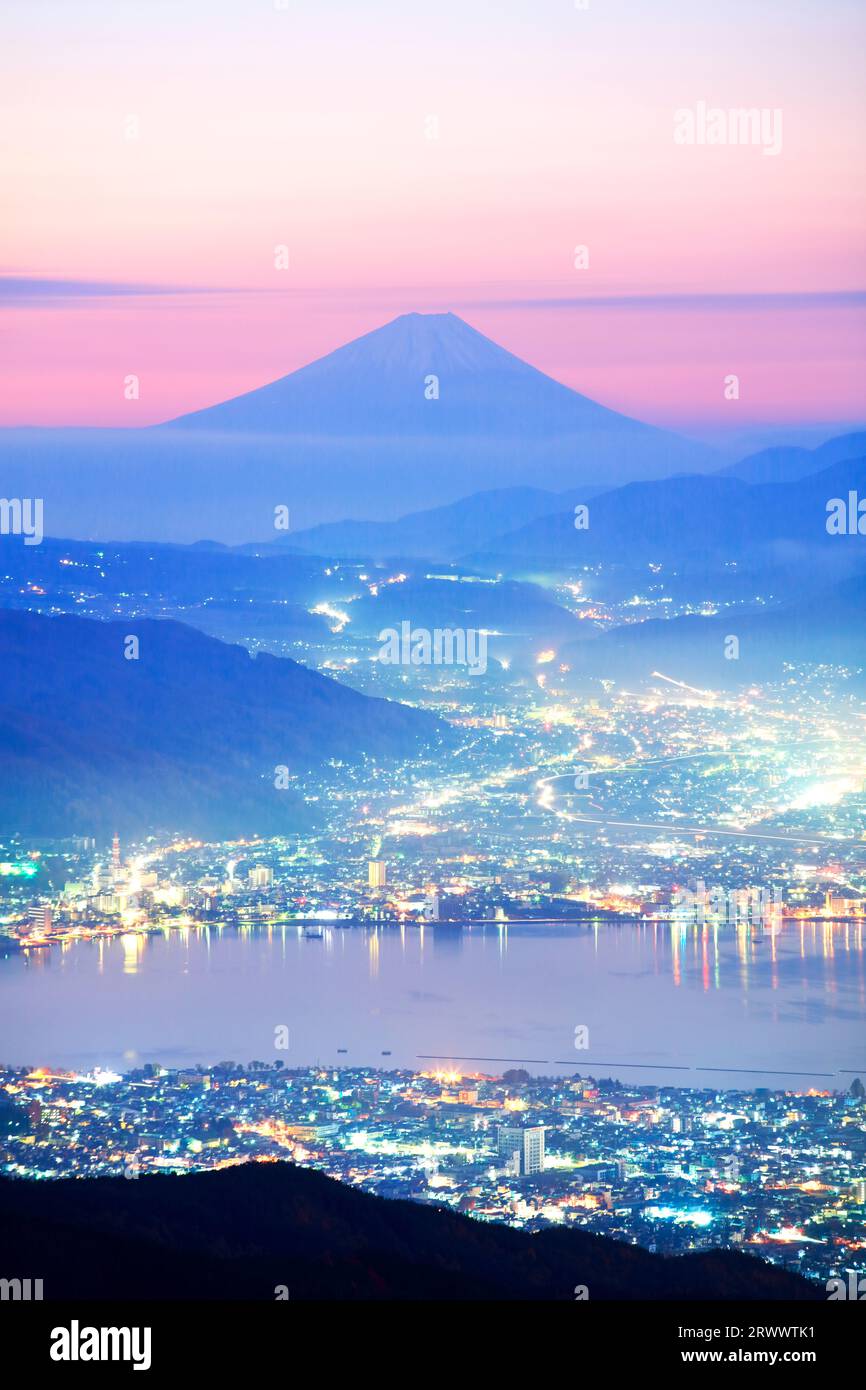 Japan from suwa lake hi-res stock photography and images - Alamy