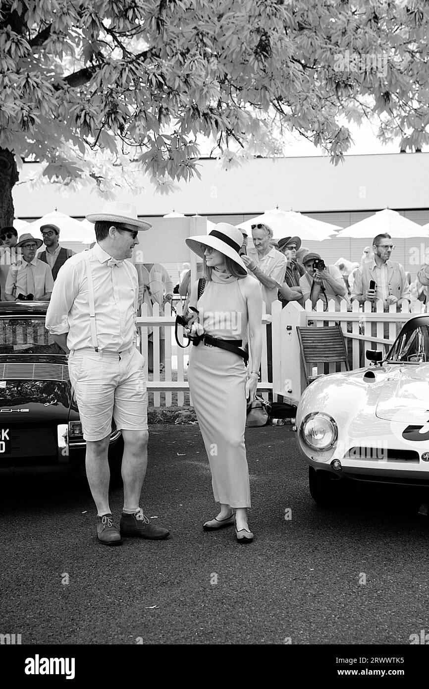 Goodwood revival 2023 Black and White Stock Photos & Images - Alamy
