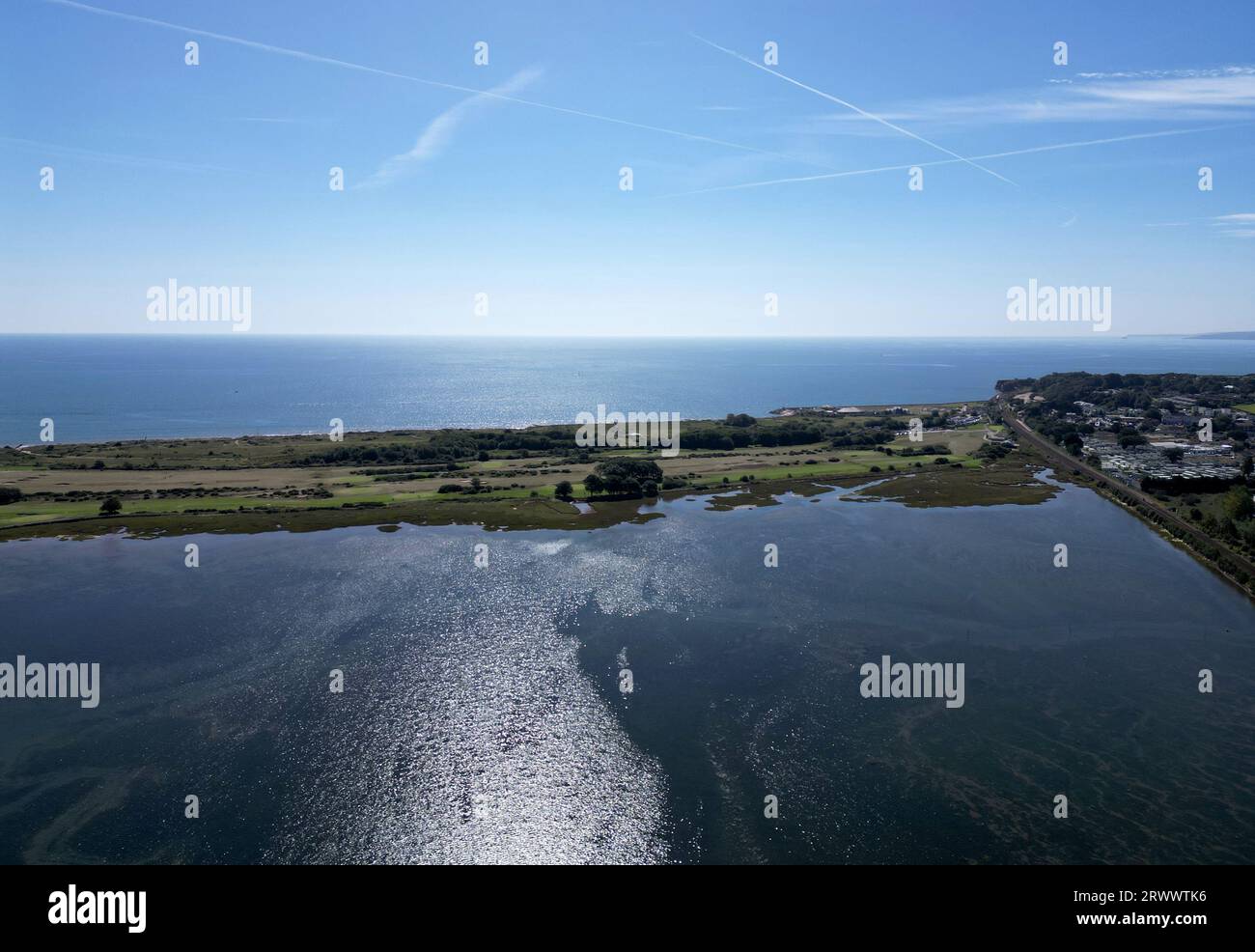 Dawlish Warren, South Devon, England: DRONE VIEWS: The River Exe ...