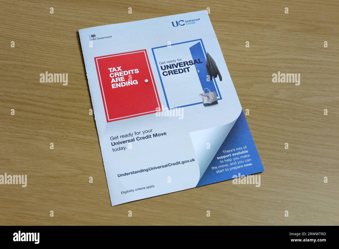 DWP Information leaflet about Working tax credits ending and changing ...