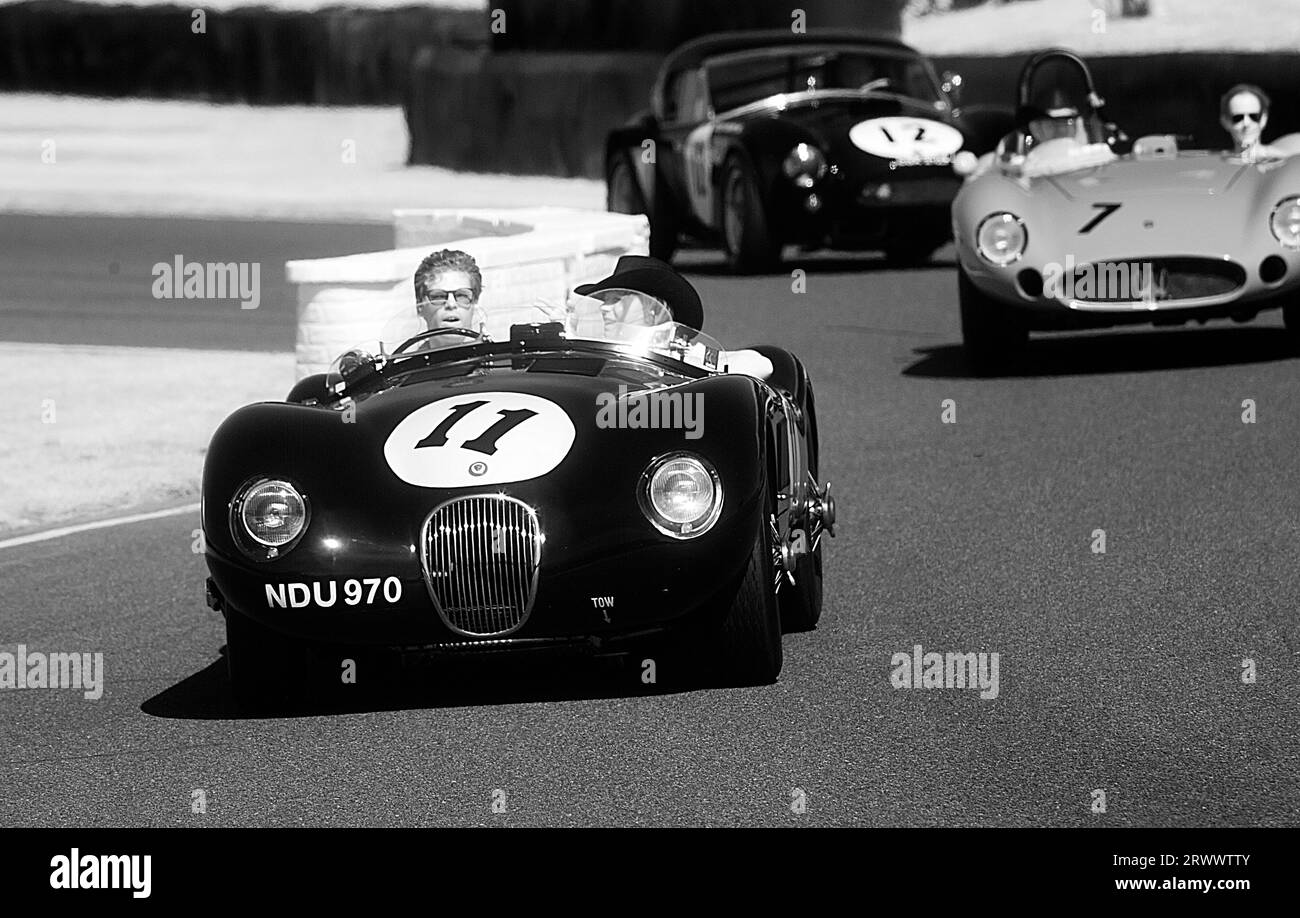 Track Parade. 1953 Jaguar C-type as driven by Sam Hancock /Frederic ...