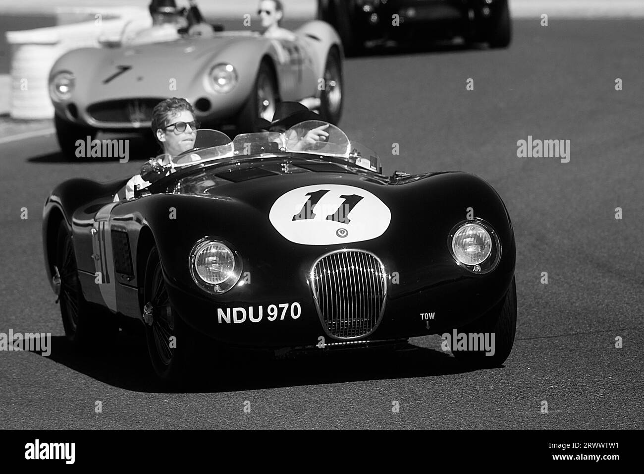 Track Parade. 1953 Jaguar C-type as driven by Sam Hancock /Frederic ...