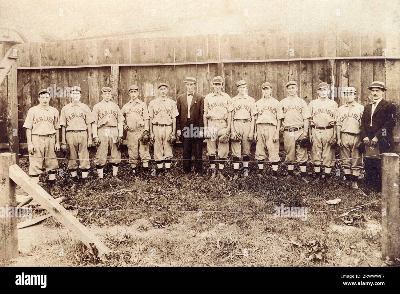 Old Baseball Team early 1900s, Vintage Baseball Team, Carlisle Baseball ...