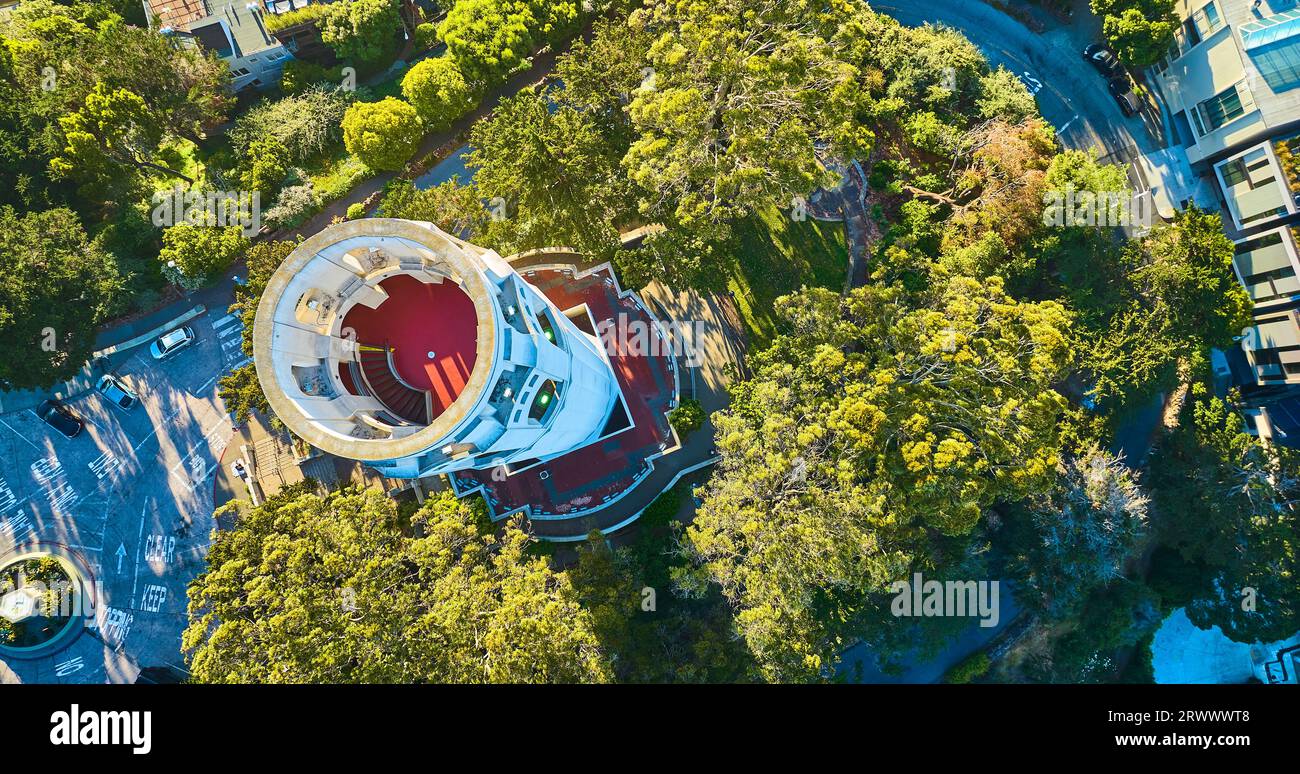 Coit tower roof hi-res stock photography and images - Alamy
