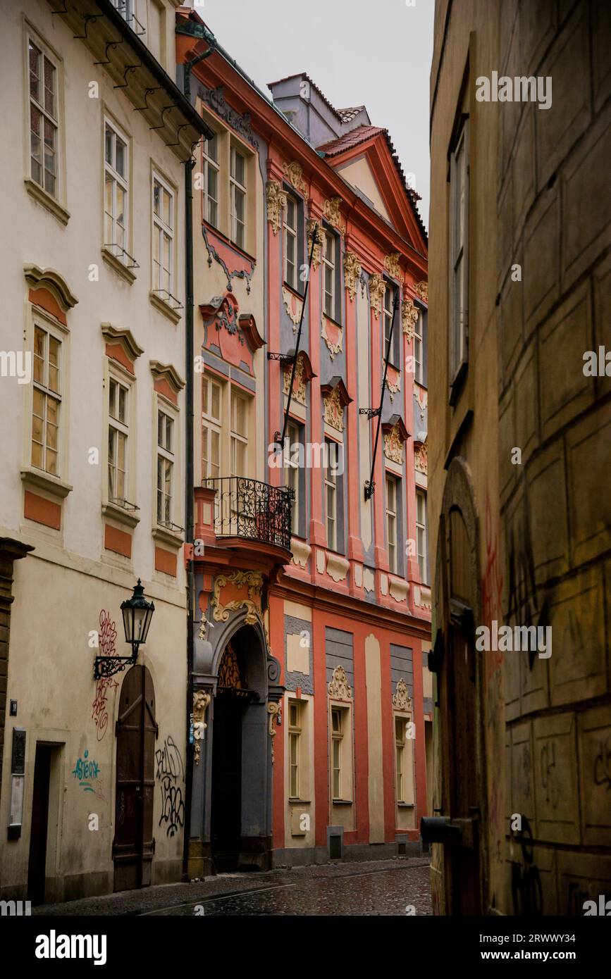 Baroque architecture in Old Town Prague, Czech Republic Stock Photo - Alamy