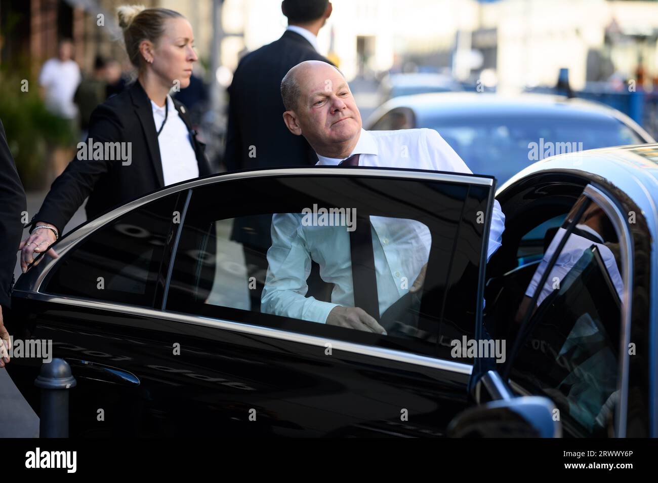 Berlin, Germany. 21st Sep, 2023. German Chancellor Olaf Scholz (SPD ...