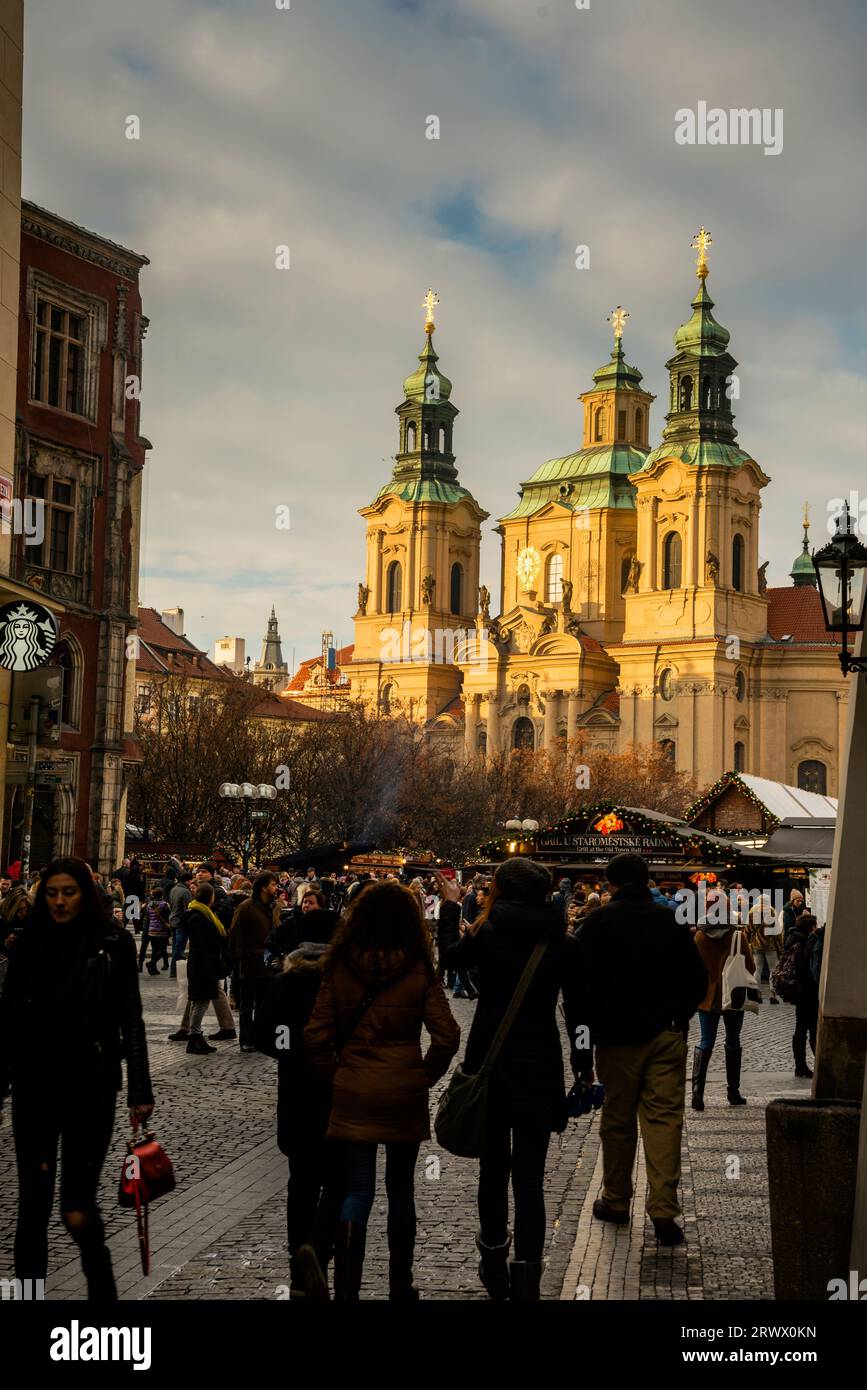 Prague church of st nicholas 1704 hi-res stock photography and images ...