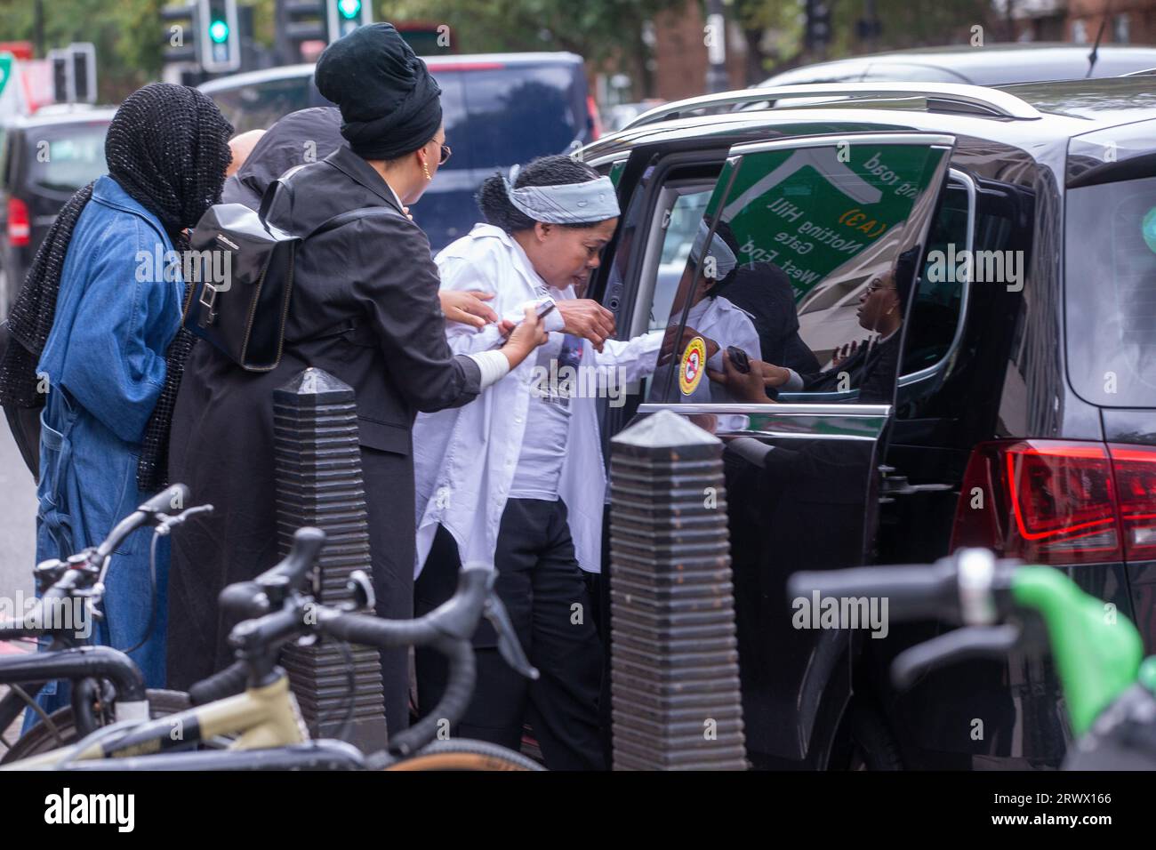 London, England, UK. 21st Sep, 2023. Chris Kaba's mother HELEN KABA ...