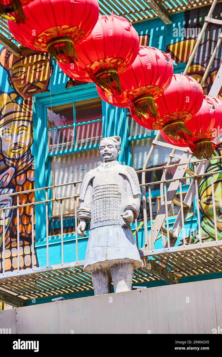 Hanging man statue by hi-res stock photography and images - Alamy