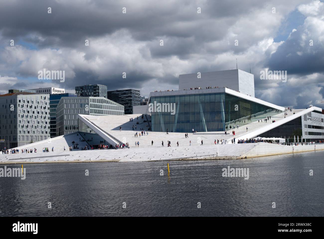 Glass windows roof oslo opera hi-res stock photography and images - Alamy