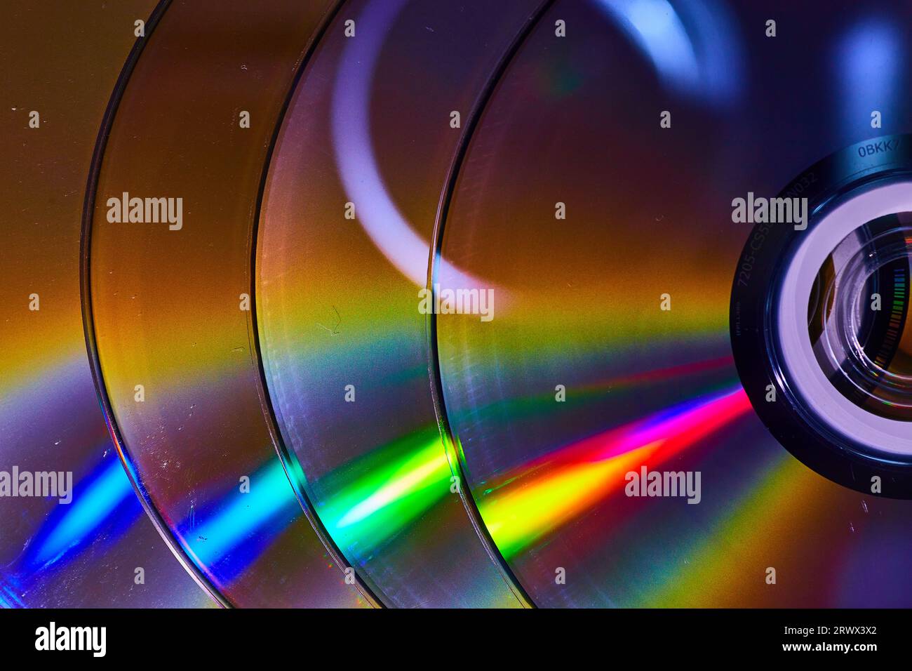 Rainbow cds hi-res stock photography and images - Alamy
