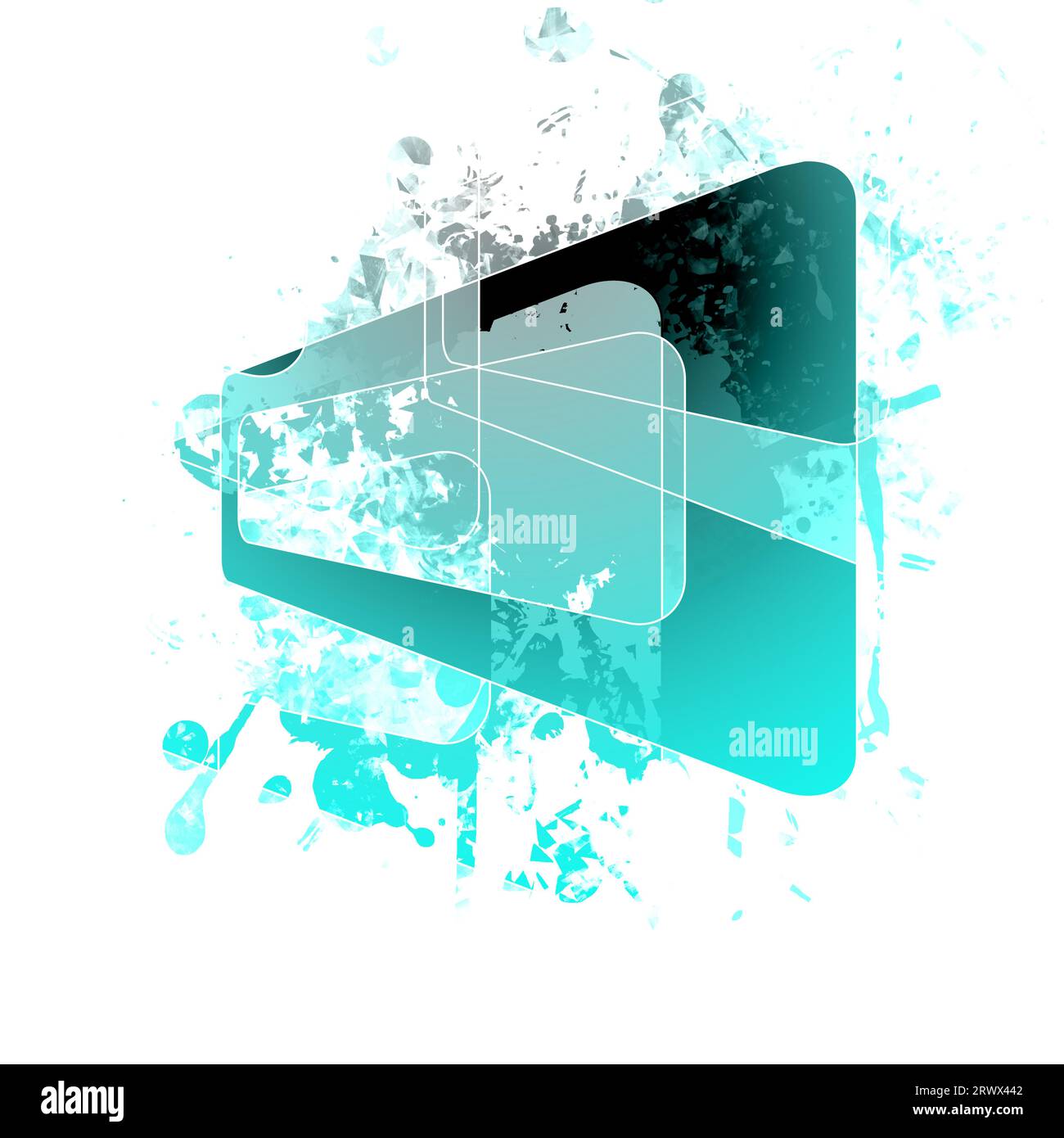 Gradient shapes wallpaper hi-res stock photography and images - Alamy